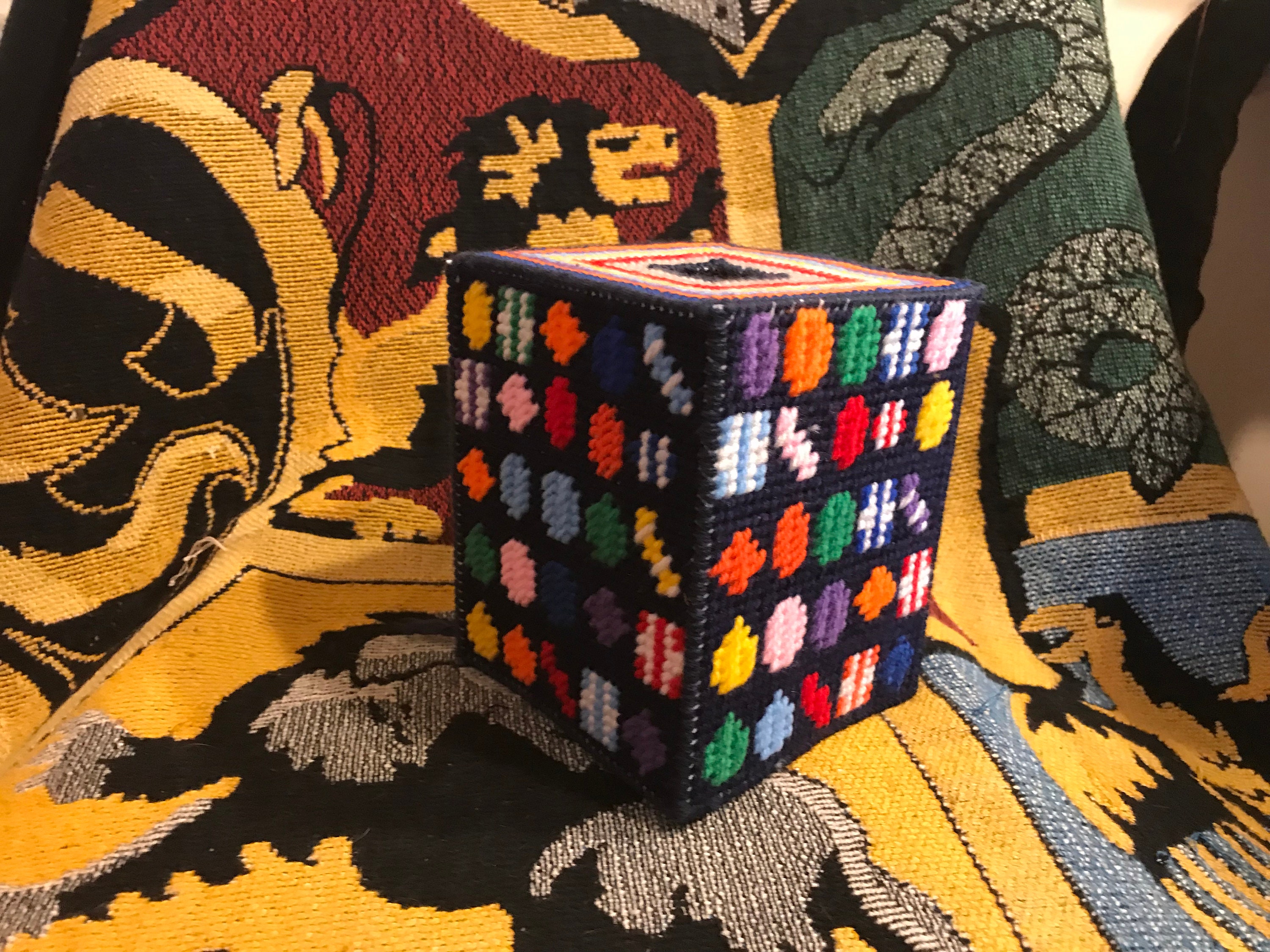 Candy Crush Tissue Box Cover - Etsy