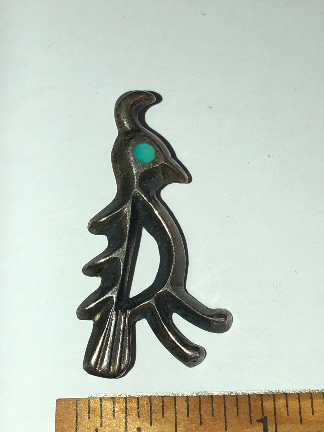 Great Gift Idea Vintage Sterling Silver Roadrunner With - Etsy