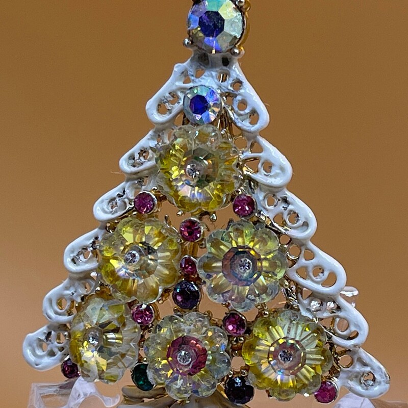Christmas Tree Brooch - Etsy
