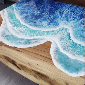 Live Edge Ocean Waves Coffee Table - Etsy