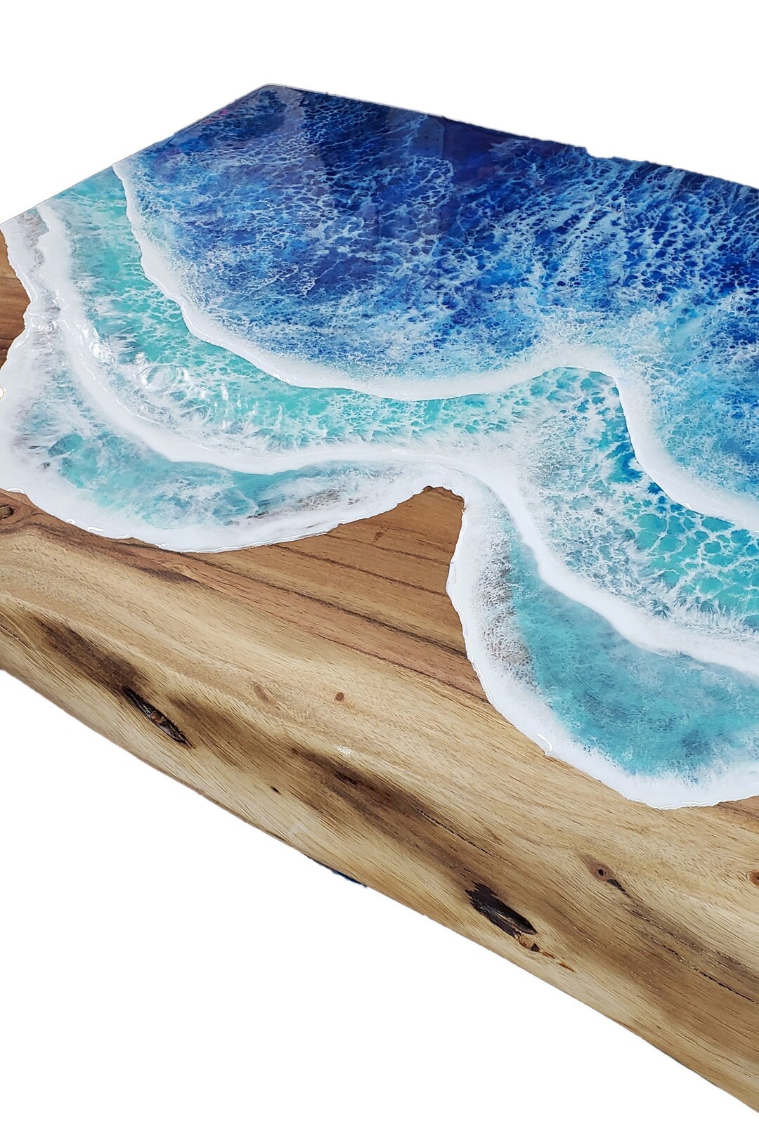 Live Edge Ocean Waves Coffee Table - Etsy