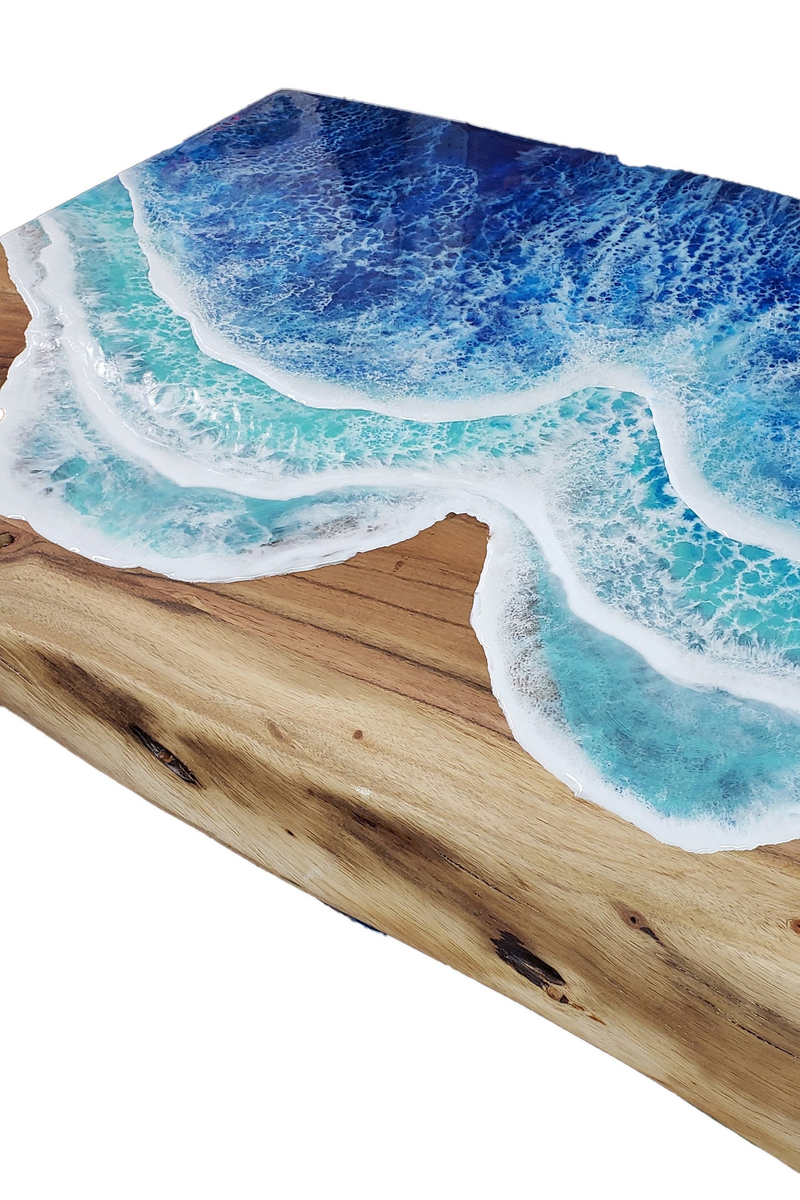 Live Edge Ocean Waves Coffee Table - Etsy