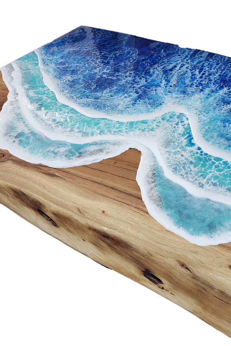 Live Edge Ocean Waves Coffee Table - Etsy