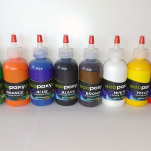 Ecopoxy Colors | 8 Pc Pigment Kits | 2 Sizes - Etsy
