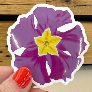 Primrose Die Cut Vinyl Sticker, Decal for Water Bottle, Laptop, or Car ...