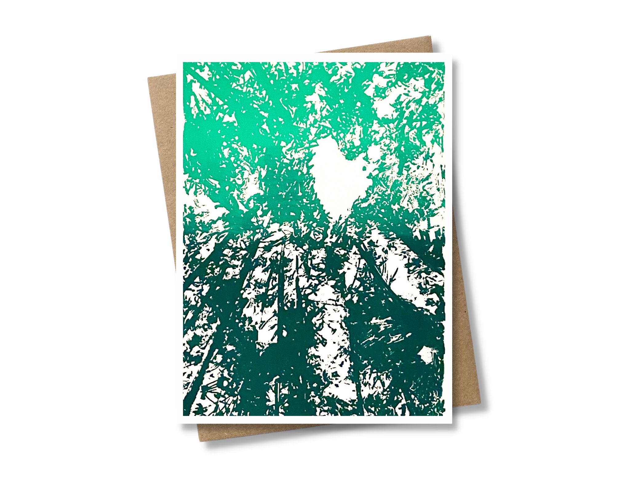 Redwood Tree Heart Anniversary Card for Boyfriend or Husband Nature ...