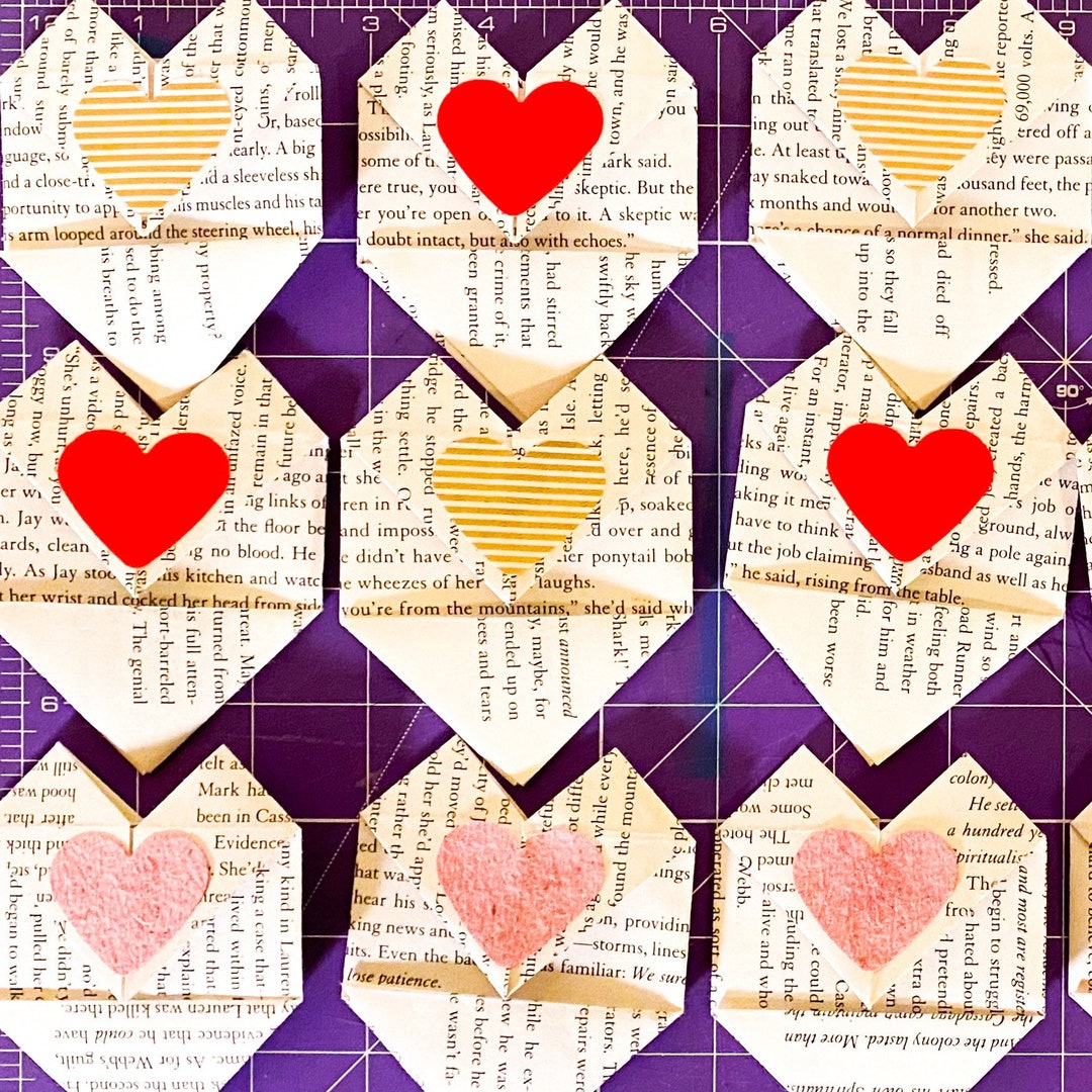 Origami Heart Classroom Valentines - Valentines for Coworker- Mini ...