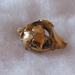 Antique Victorian Gold Scatter Pin, Brooche, Scarf Pin, C Clasp Pin ...