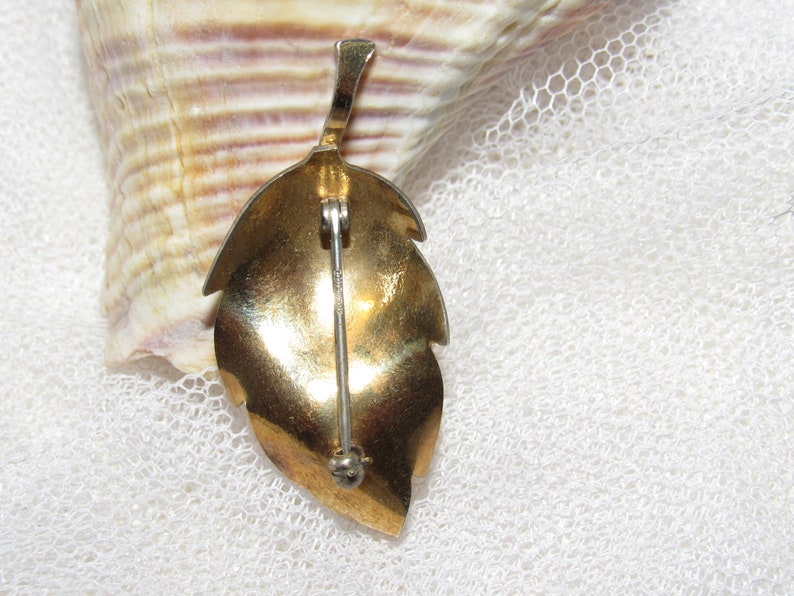 Vintage Krementz Pin/ Brooch Gold Leaf Broochcultured - Etsy