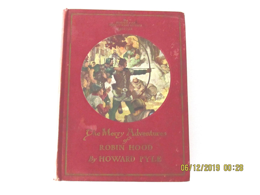 Robin Hood, the Merry Adventures Of, by Howard Pyle, Antique Book, the ...