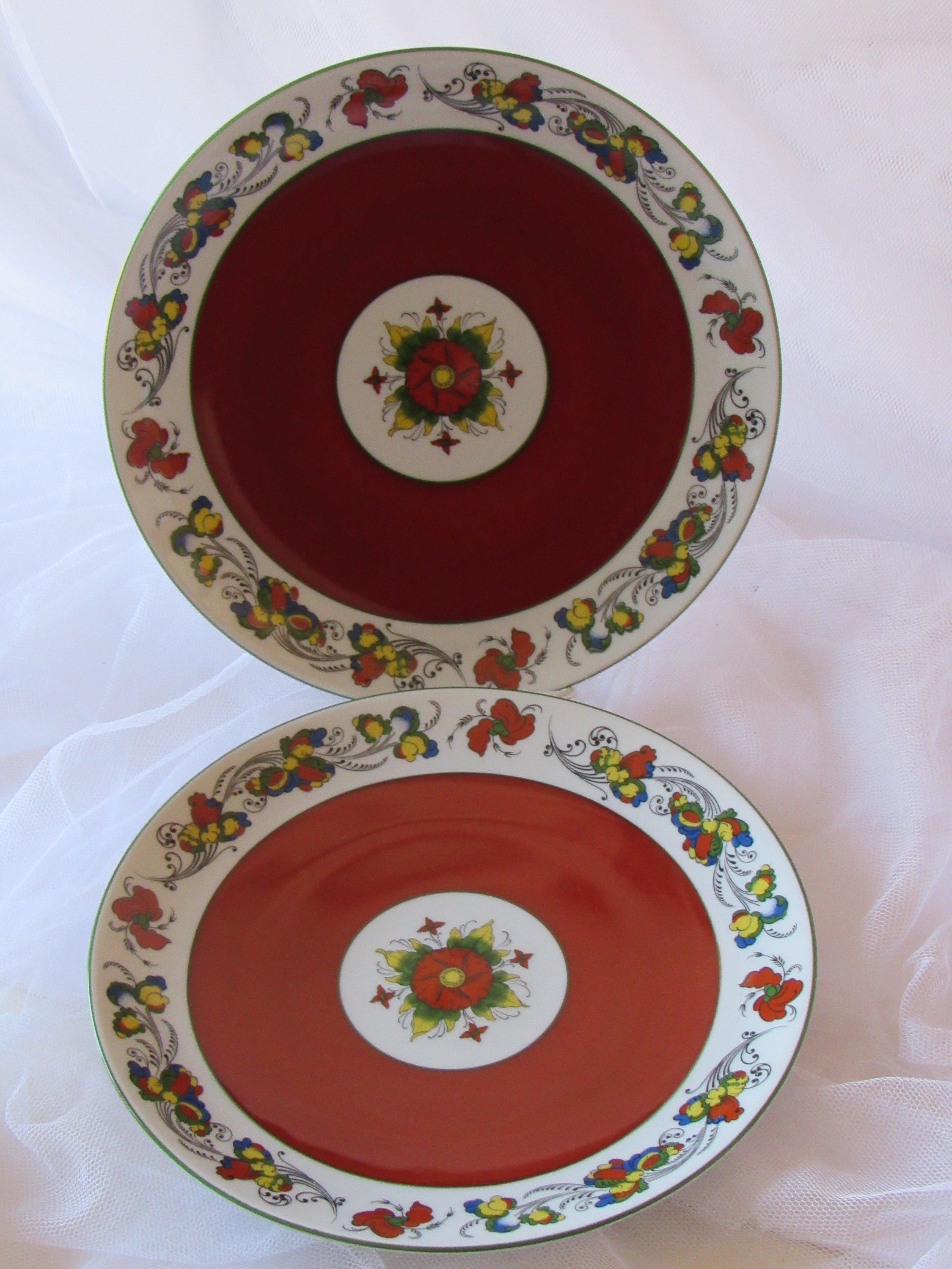 Vintage Plates, Norwegian Plates, Porsgrund, Scandinavian, Wedding ...
