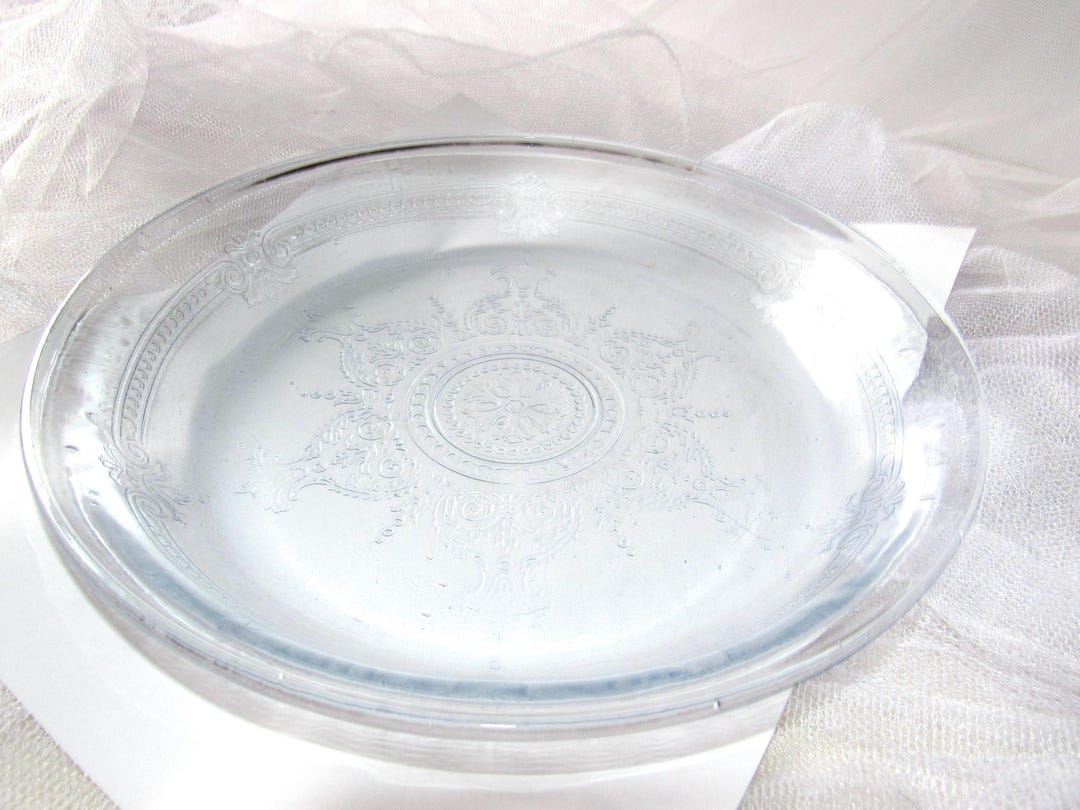 Vintage Fire King, Sapphire Blue, Medium Pie Plate, Embossed Philbe ...