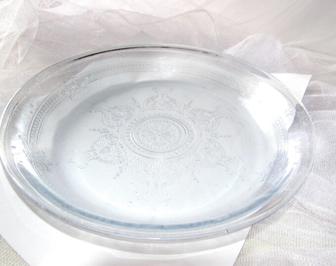 Vintage Fire King, Sapphire Blue, Medium Pie Plate, Embossed Philbe ...