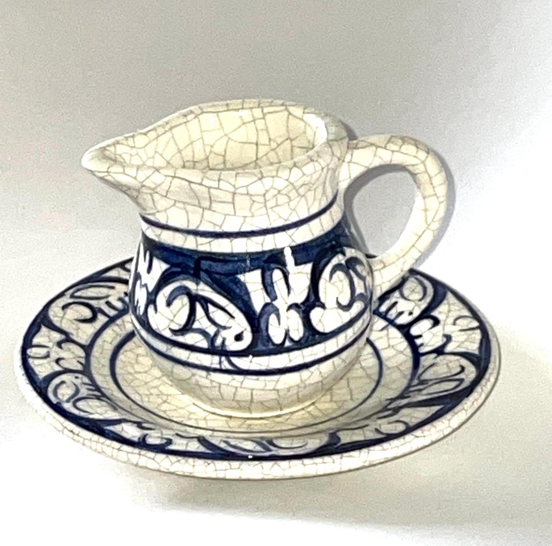 Dedham Rabbit Pottery, Miniature Pitcher or Individual Creamer, With ...