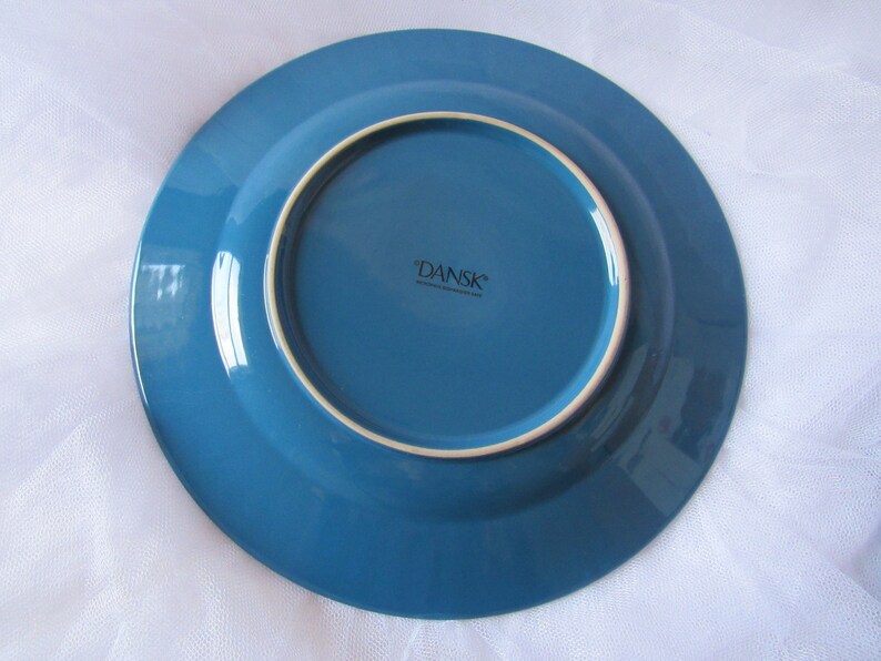 Vintage Dansk Medium Blue the Burbs Pattern 4piece Place | Etsy