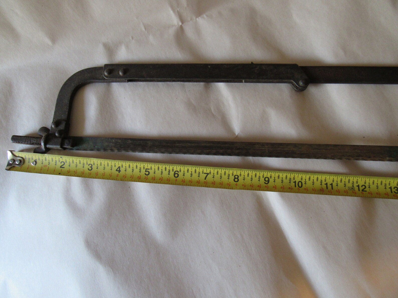 Vintage Hack Saw, 1940's Type, Adjustable, Wooden Handle, About 20 Long ...