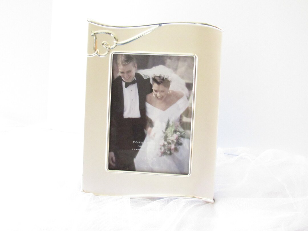 Vintage Lenox, Picture Frame, Wedding Picture, Bridal Picture Frame ...