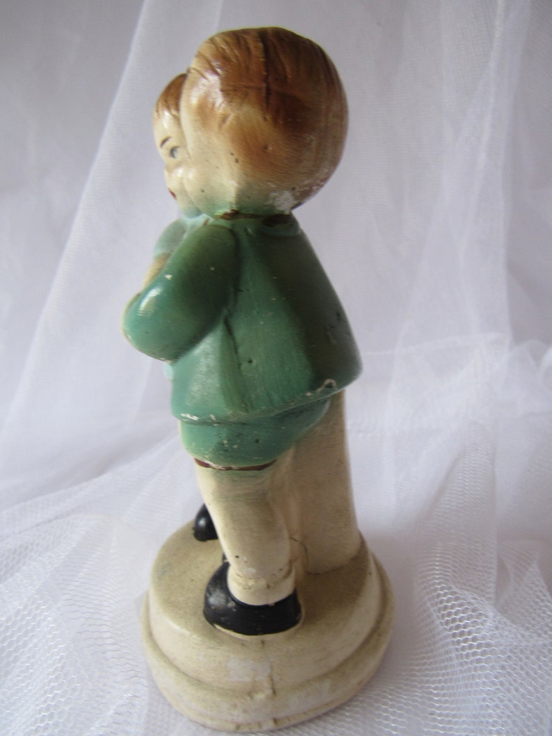 Vtg Chalk Figurine Children Hugging Hand Painted 5 & - Etsy