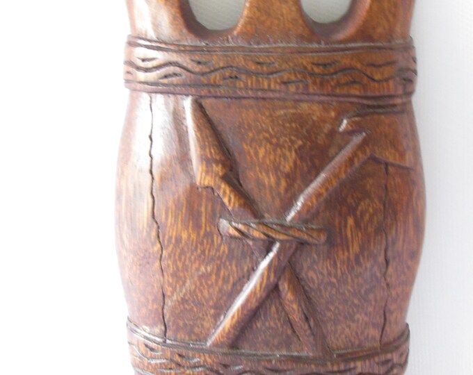 Vintage, Wooden Shield, Igorot Shield, Philippine Warrior Armor, Small ...