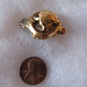 Antique Victorian Gold Scatter Pin, Brooche, Scarf Pin, C Clasp Pin ...