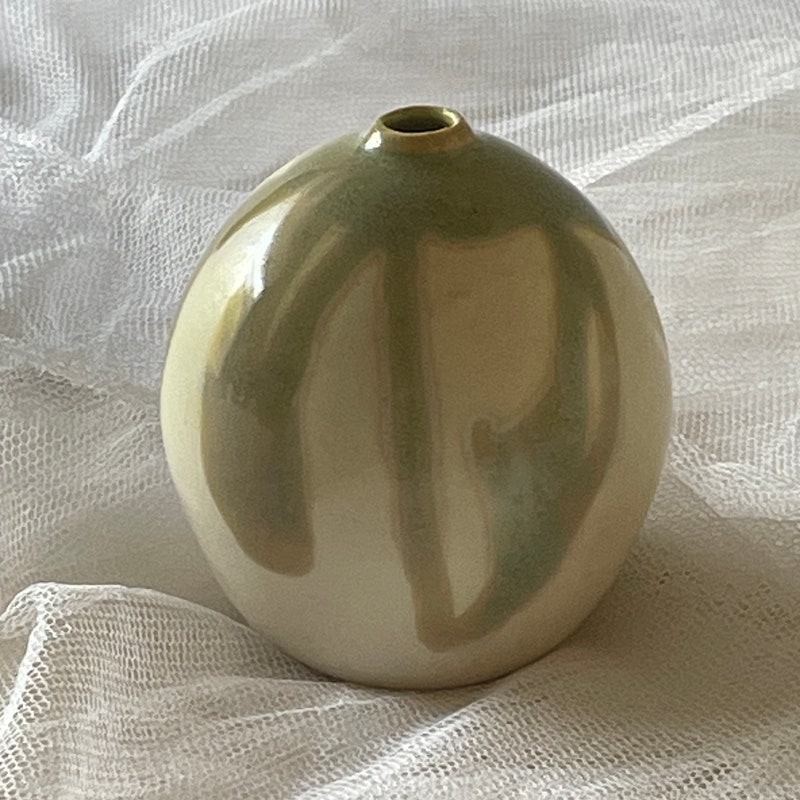 Green Ceramic Vase - Etsy