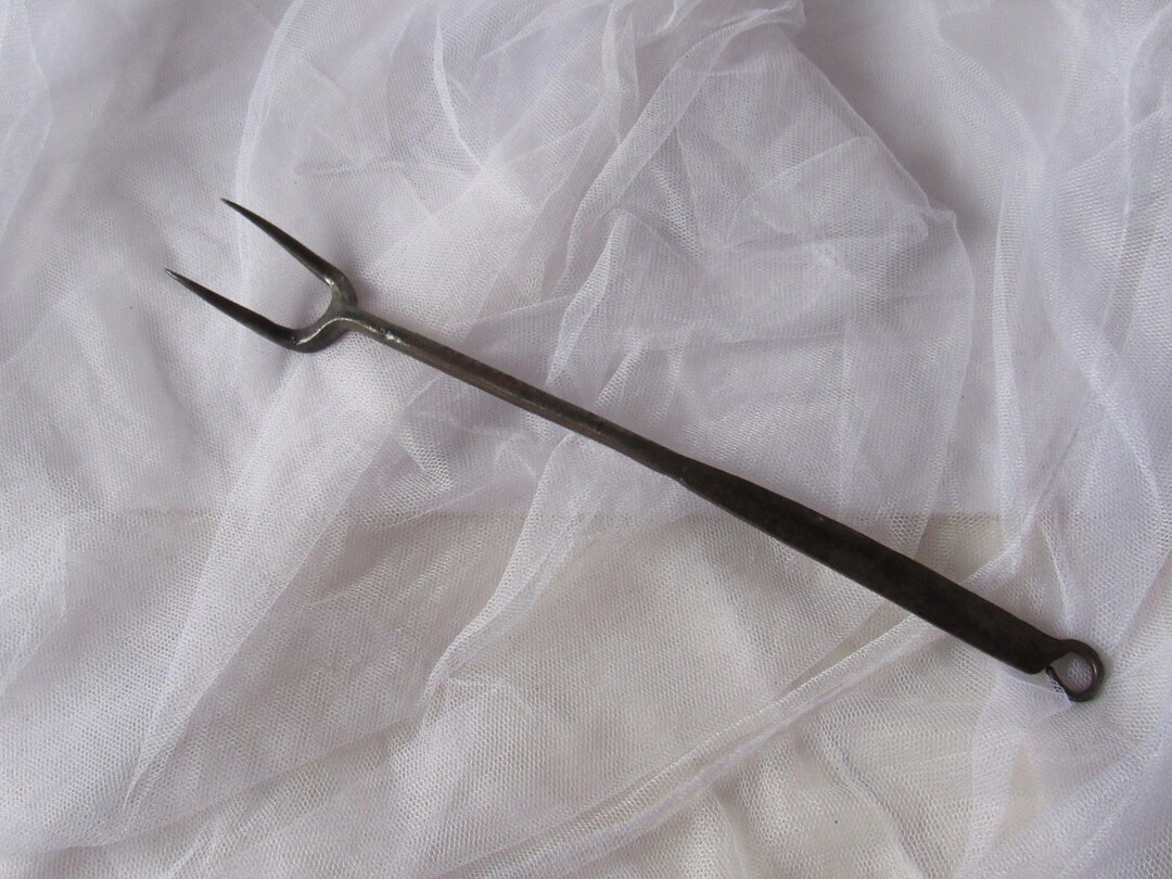 Vintage Hand Forged Meat Fork, 14 Long, Hand Made, for Grilling, BBQ - Etsy