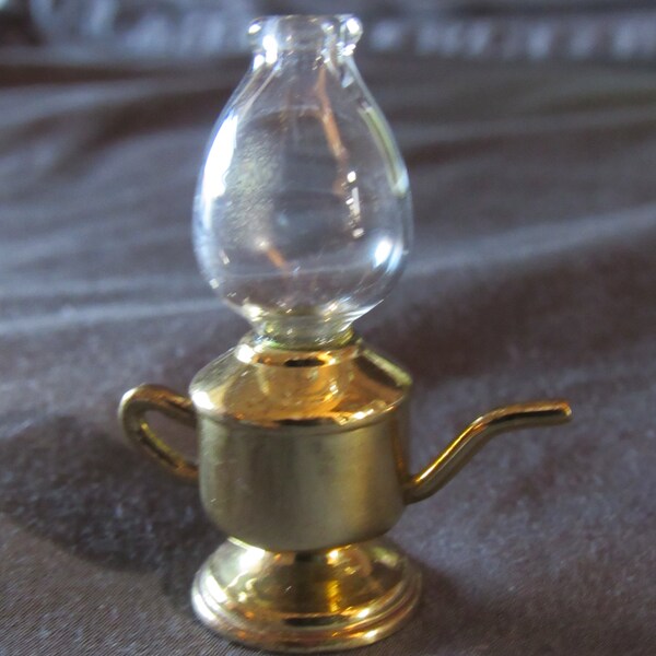 Dollhouse Miniature Oil Lamp - Etsy
