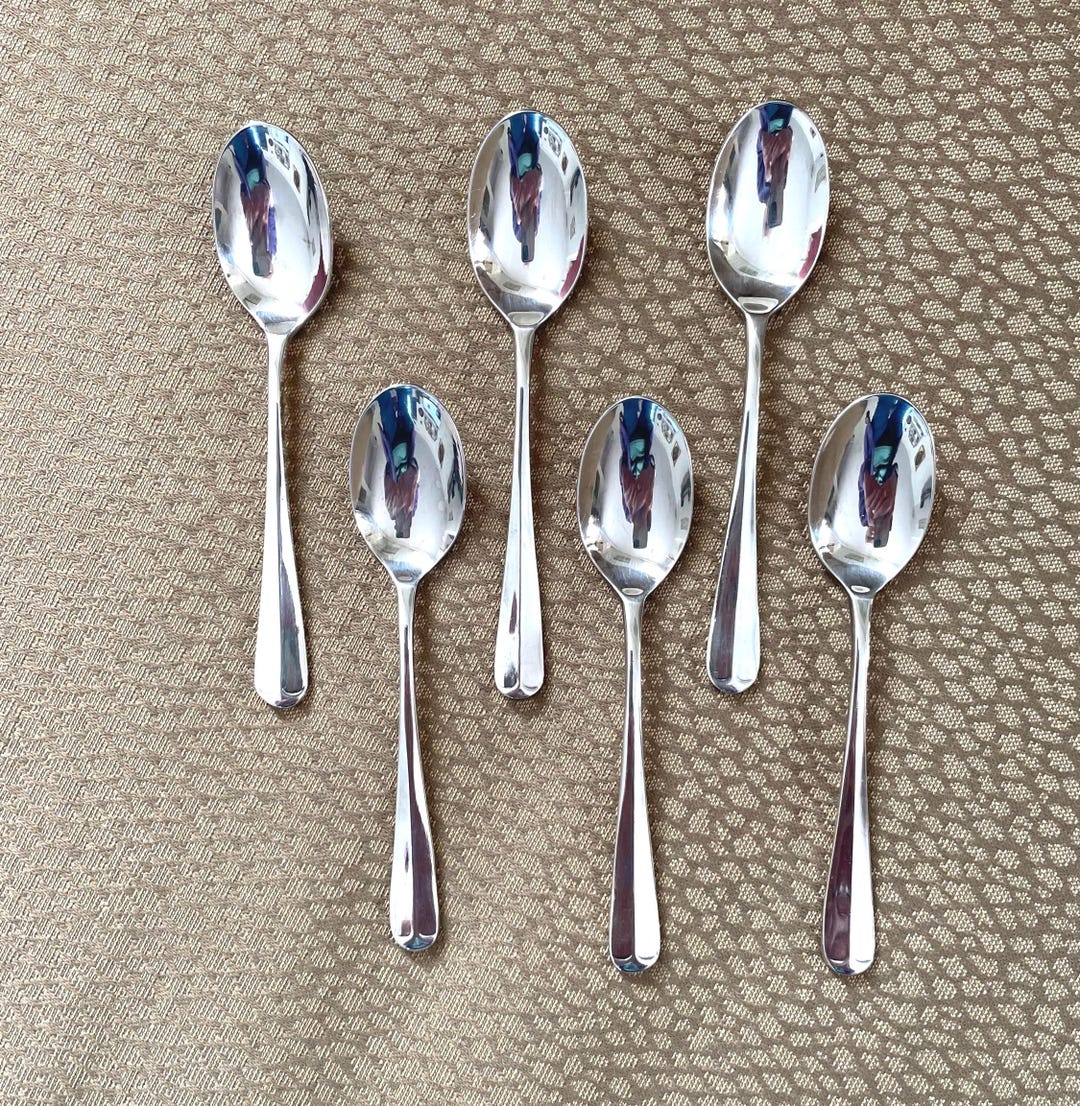 Vintage George Butler EPNS A1 Silverplate Coffee Spoons, Demitasse ...
