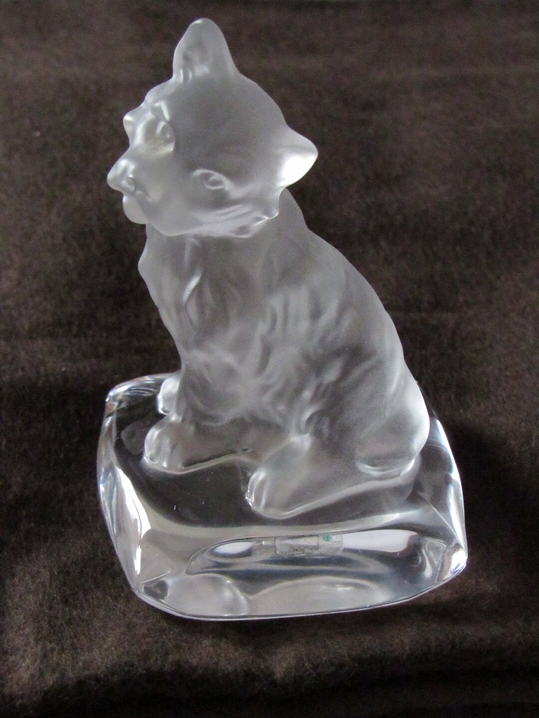 Vintage Goebel Crystal Collection, 24% Lead Crystal, Terrier Puppy, Dog ...