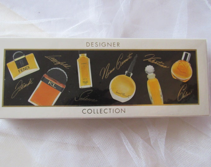 Vintage Fragrance, Designer Collection, Miniatures, 6 Perfumes, Fendi ...