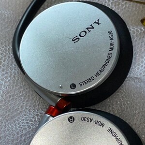 Vintage SONY Behind the Neck Stereo Headphones, MDR-AS30, Stability ...