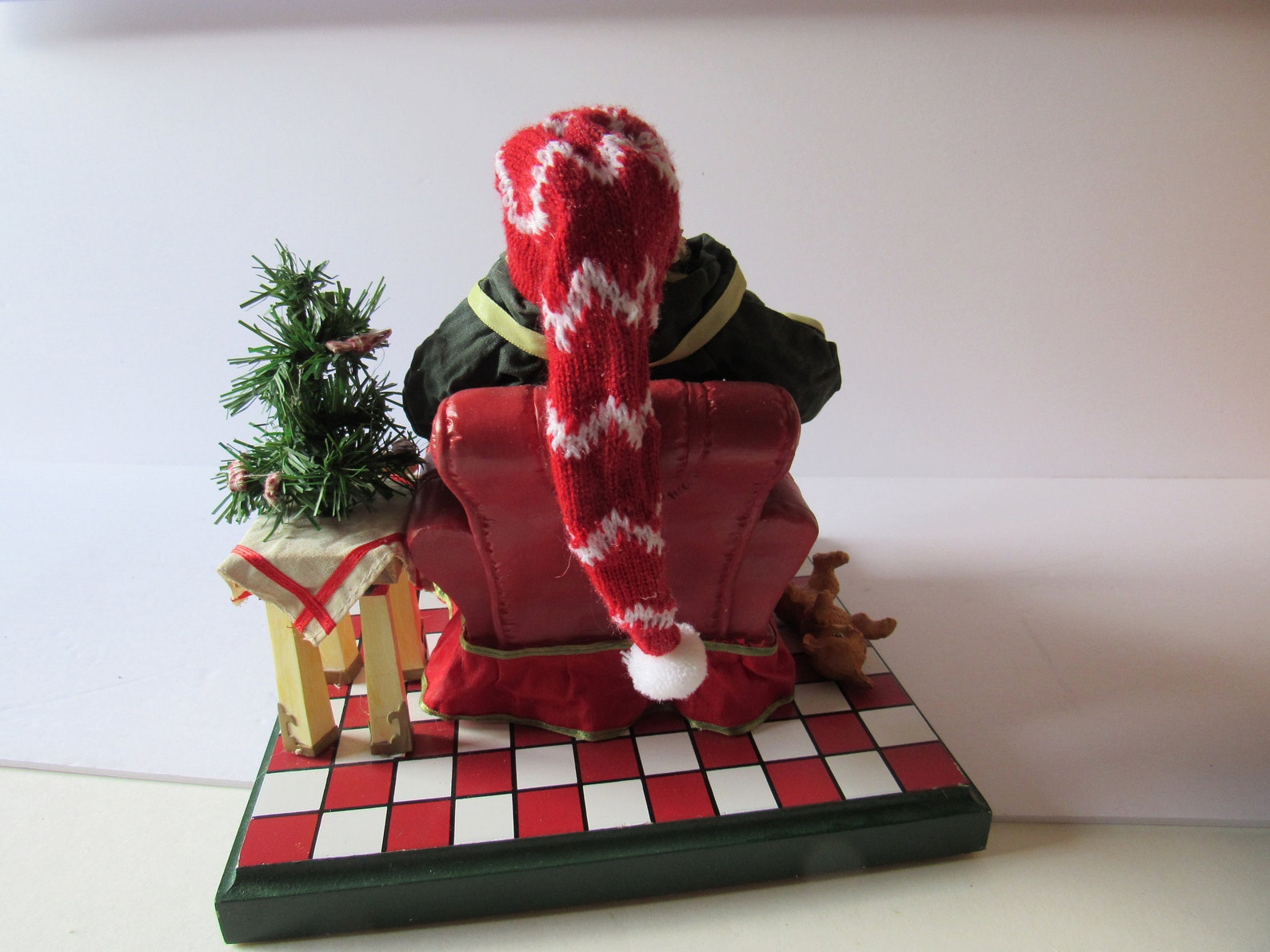 Vintage Christmas Tabletop Santa Holiday Workshop - Etsy