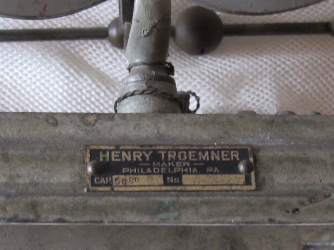 Antique Henry Troemner Scale Balance Type Made of Cast Iron | Etsy