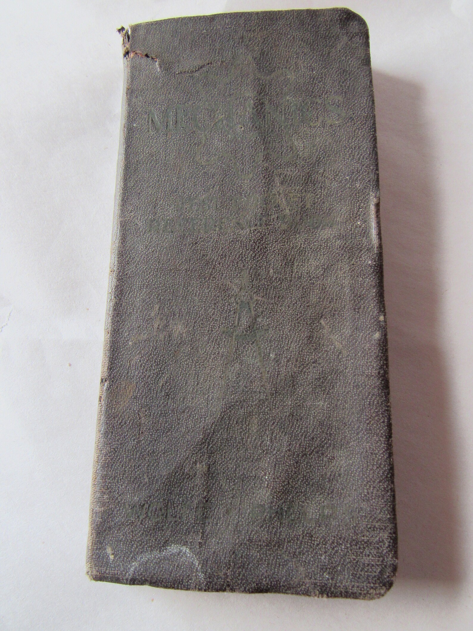 Vintage Mechanics Vest Pocket Reference Book by John H. - Etsy