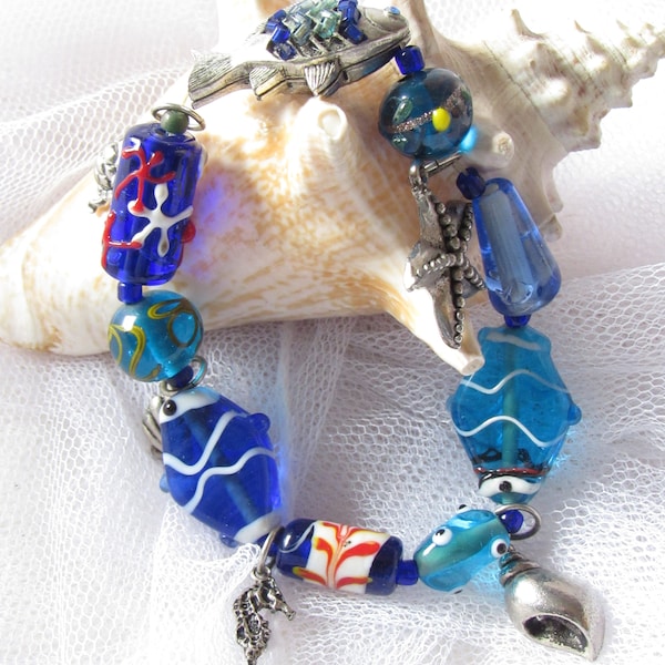 Ocean Theme Bracelet - Etsy