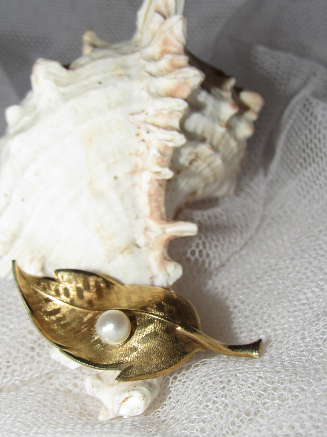 Vintage Krementz Pin/ Brooch Gold Leaf Broochcultured - Etsy