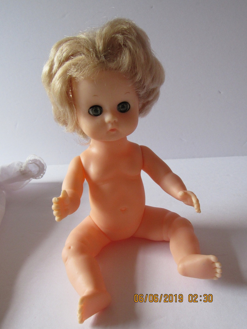 Vintage Ginnette Doll, Vinyl Poseable Doll, 8" Vogue Doll, Made in Hong ...