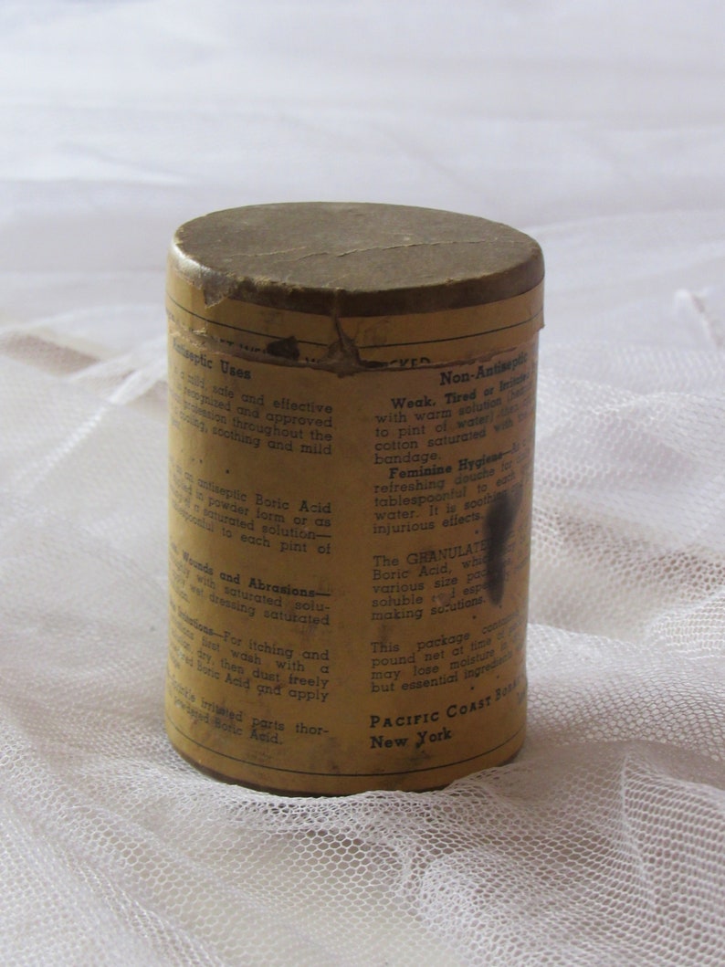 Vintage, Boric Acid Box, 20 Mule Team Brand, Empty Container, Pacific ...