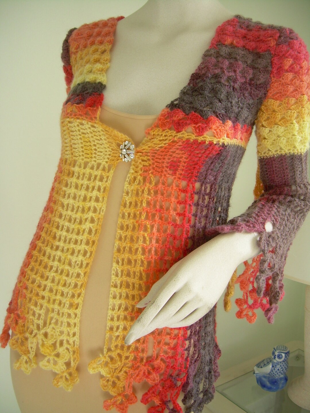 Made to Order Shamrock Lacey Cardigan - Etsy