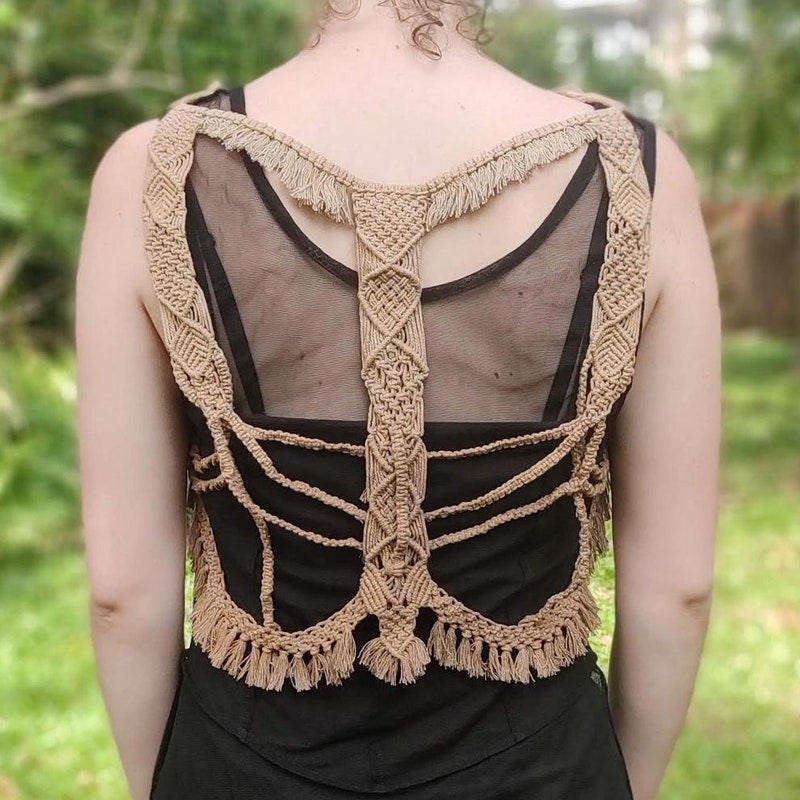 Macrame Vest - Etsy