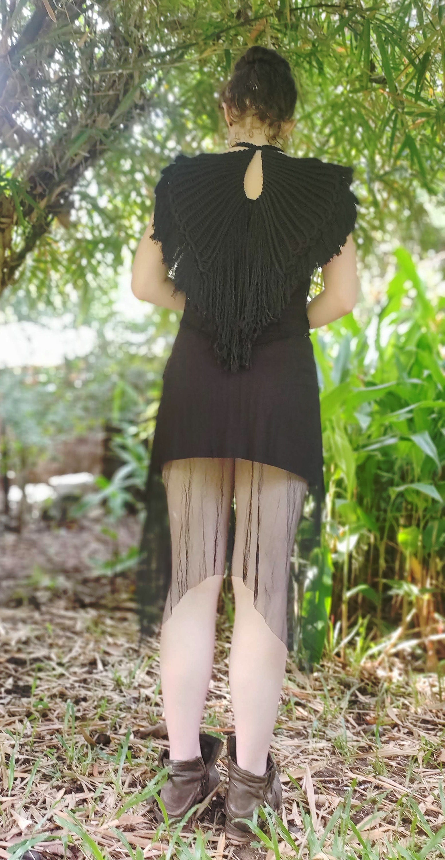 Black Angel Wings Angel Wings Costume Black Fairy Wings Etsy