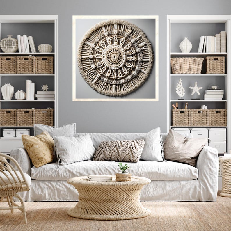 Tribal Bones Mandala: A Unique Ai-generated Art Print for the Fearless ...