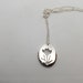 Crocus Flower Necklace Sterling Silver Pendant Spring - Etsy
