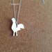 Chicken Necklace, Chicken Pendant, Chicken Gifts, Chicken Jewelry ...