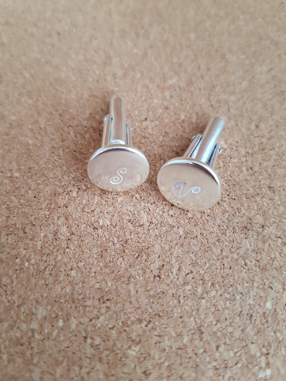 Initial Cufflinks Wedding Cufflinks Custom Cufflinks - Etsy UK