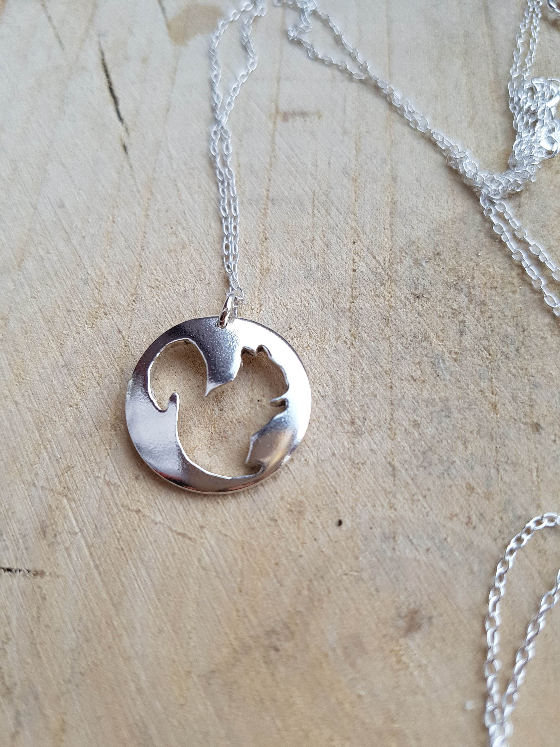Squirrel Necklace, Silver Squirrel Pendant, Squirrel Charm, Woodland ...