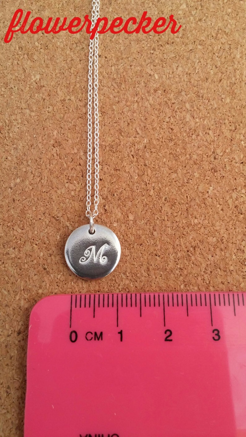 Letter M Pendant, Letter Necklace, Personalized Jewelry, Initial ...