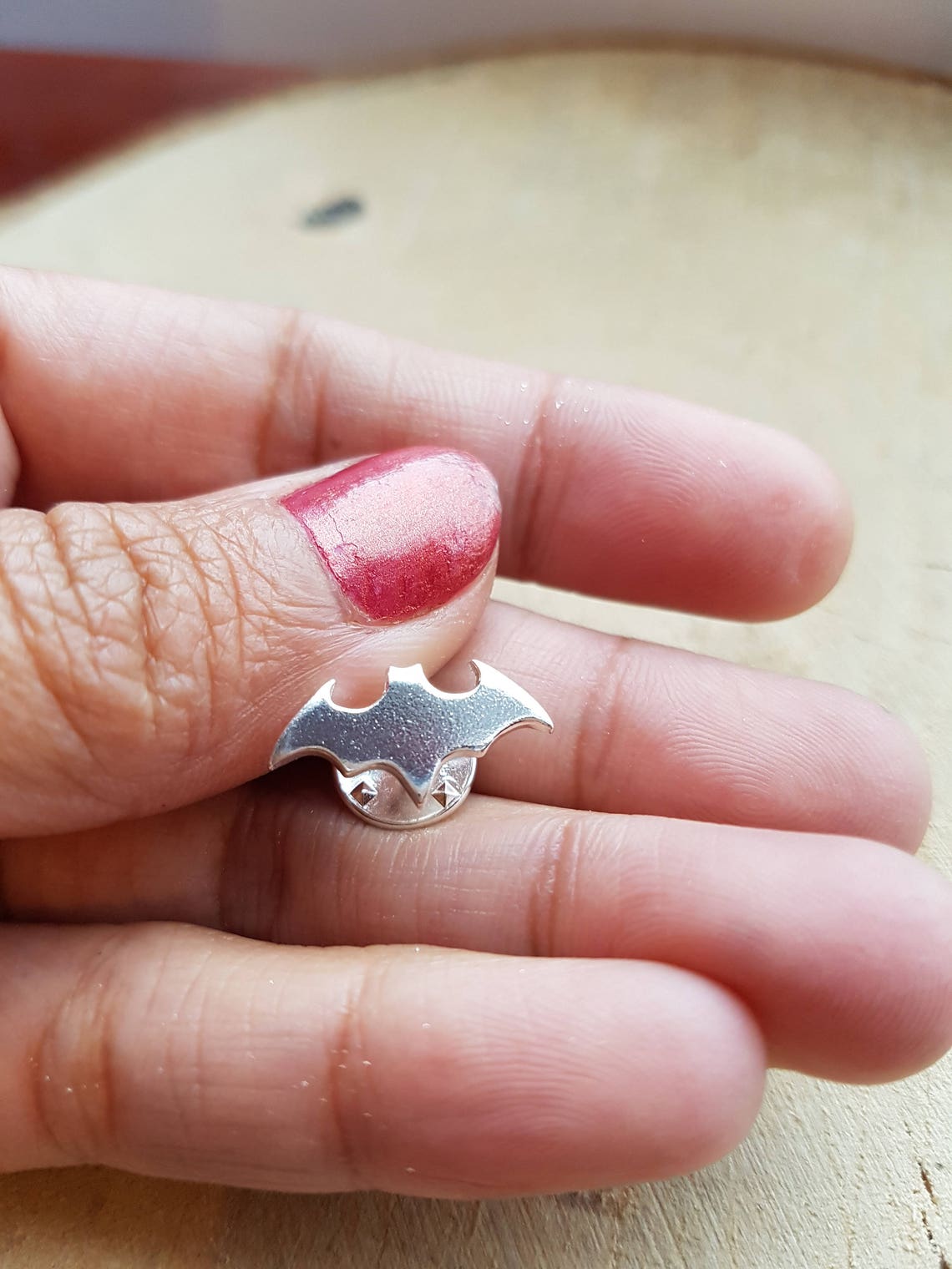 Bat Tie Tack Bat Pin Sterling Silver Bat Tie Tack Lapel - Etsy UK