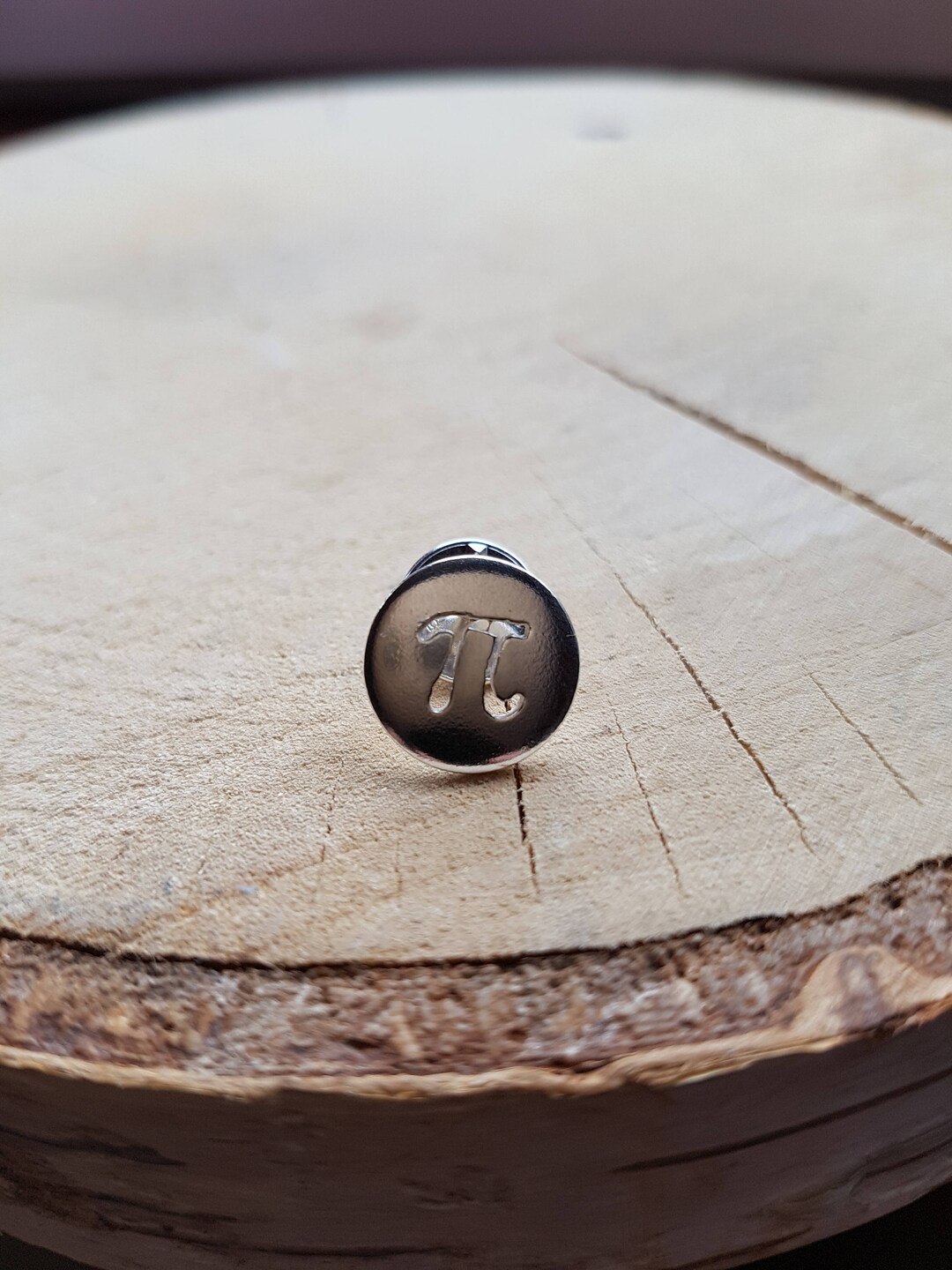 Sterling Silver Pi Symbol Tie Tack - Math Gift - Etsy