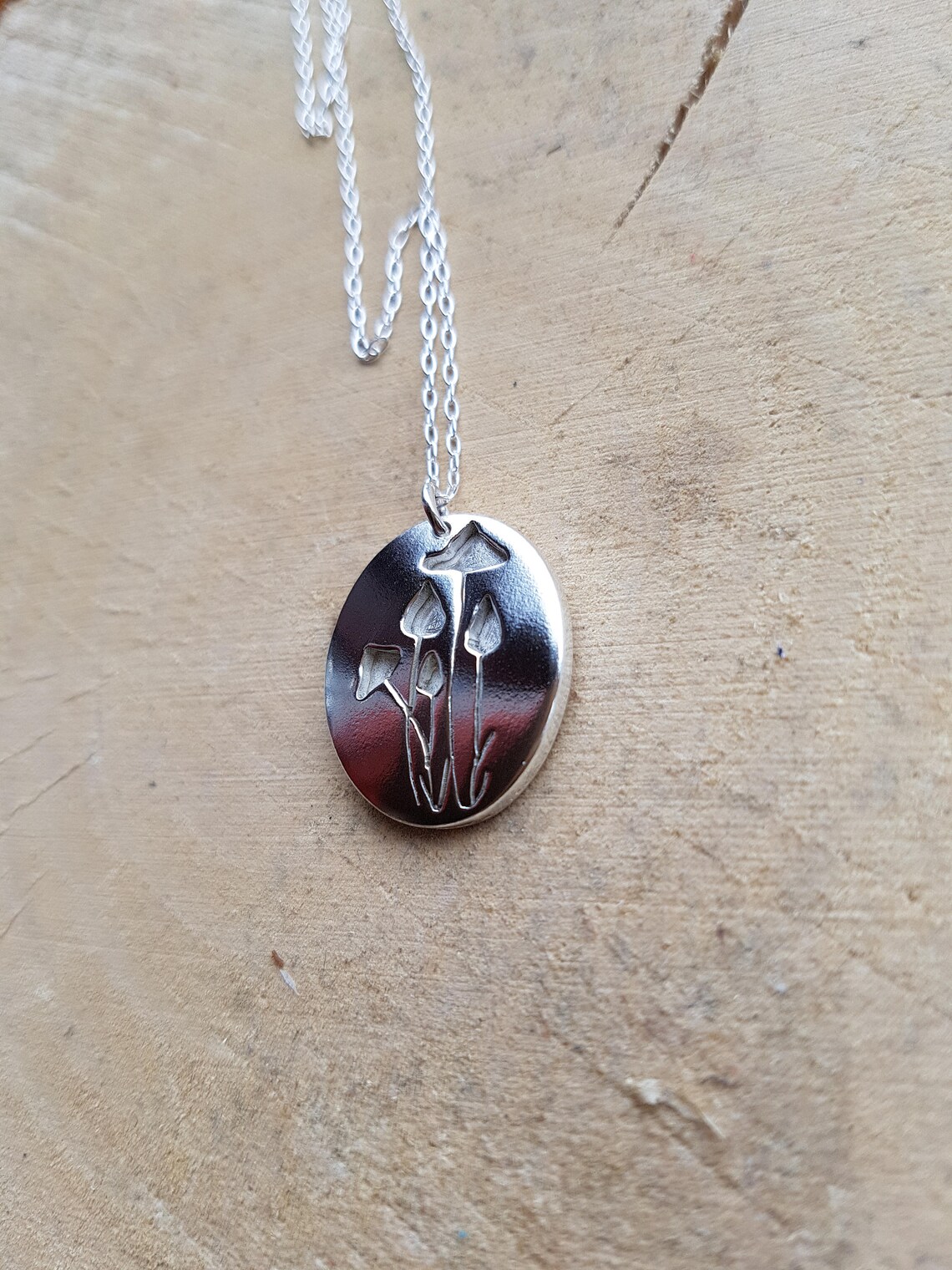 Mushroom Necklace Toadstool Pendant Woodland Jewellery | Etsy